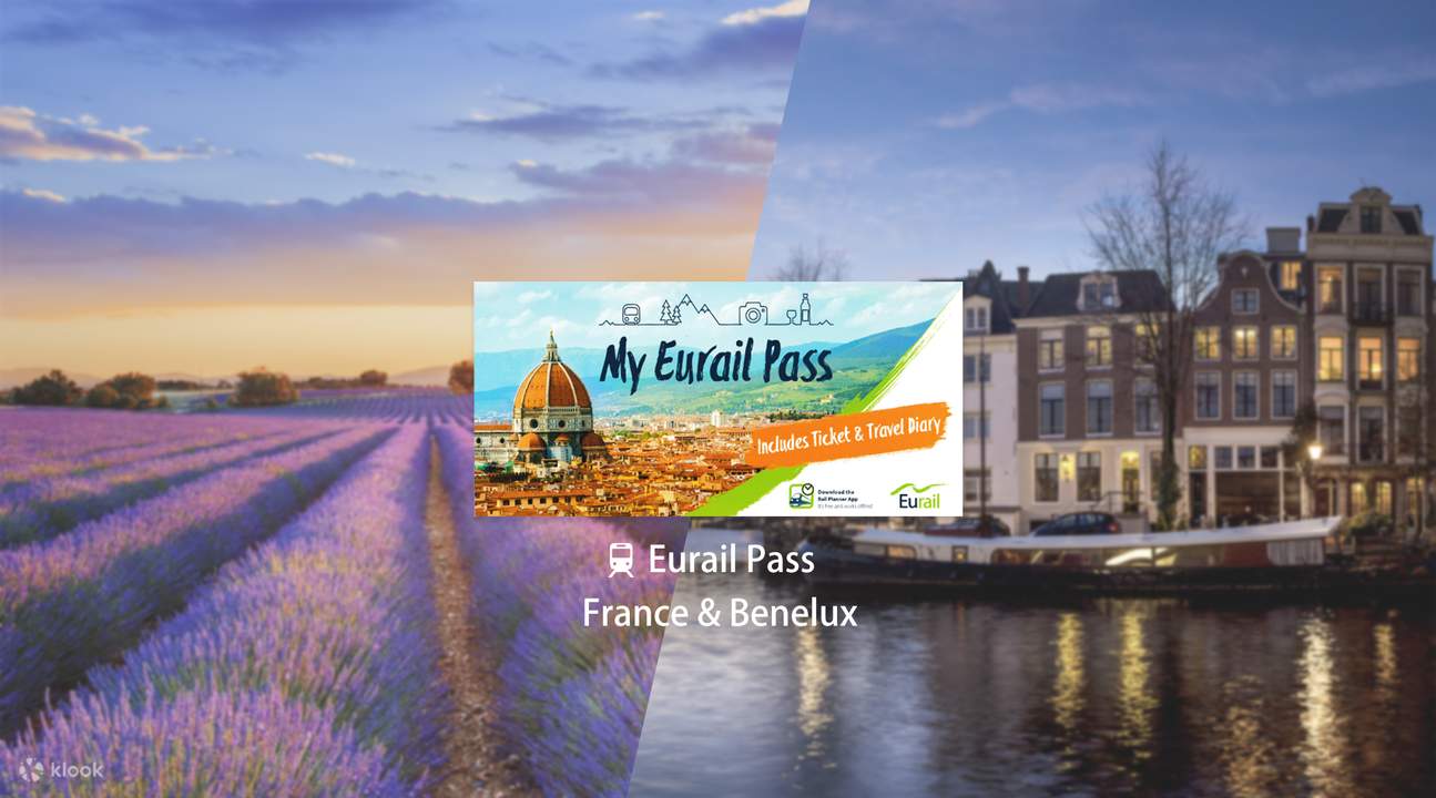 Eurail Pass for France & Benelux (4, 5, 6, 8 or 10 Days) - Klook ...